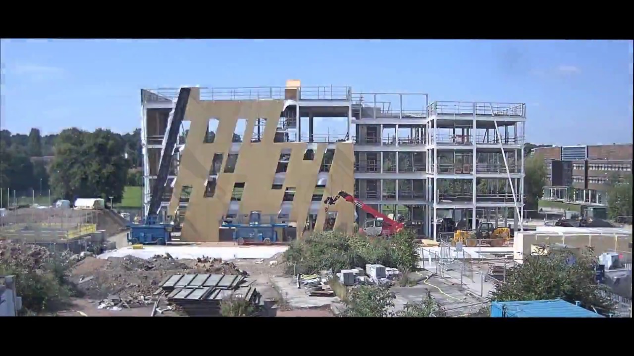 RAD Building Takes Shape March - September 28th 2017 - YouTube
