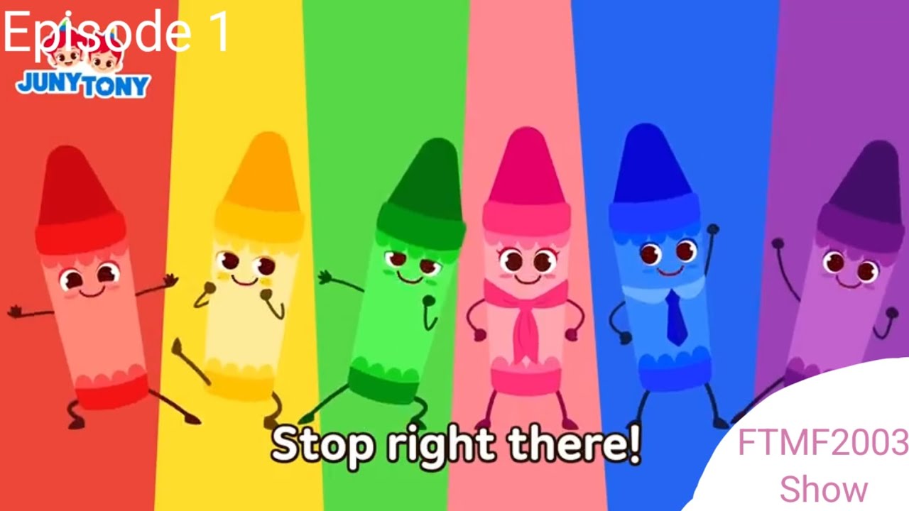 Colorful Crayons Show Season 1 Episode 1 The Gray Crayon Is Moving ...