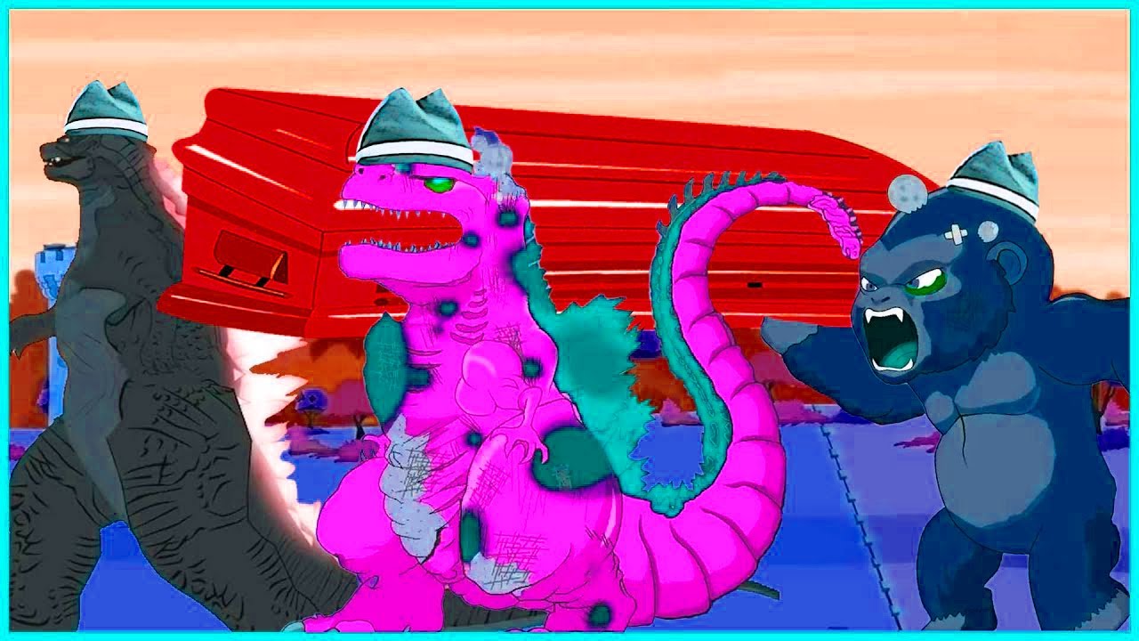 TEAM Godzilla & KONG vs EVOLUTION OF 3 HEADED BLOOP | Godzilla Cartoon ...