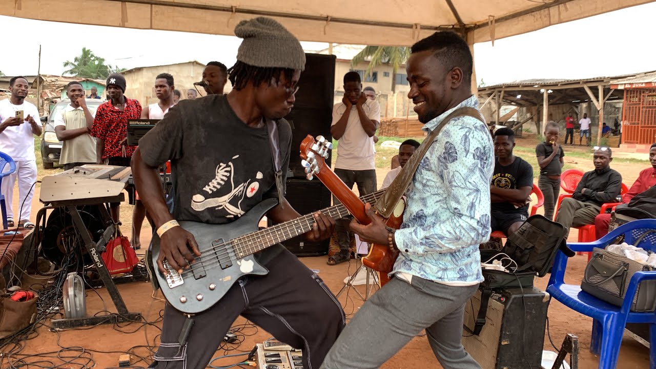 Coastal band live in Elmina. Adadamu special, Dr. Paa Bobo - Atanfo Mo ...