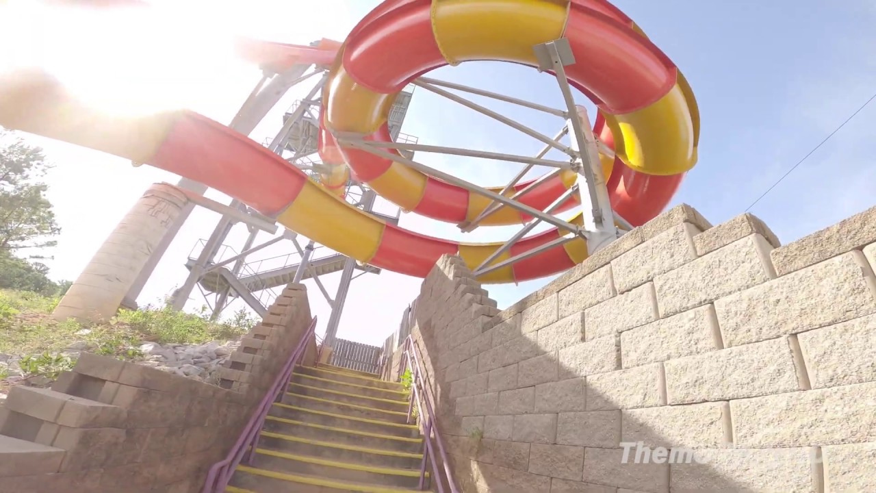 Freefall Waterslide POV Alabama Splash Adveture - YouTube