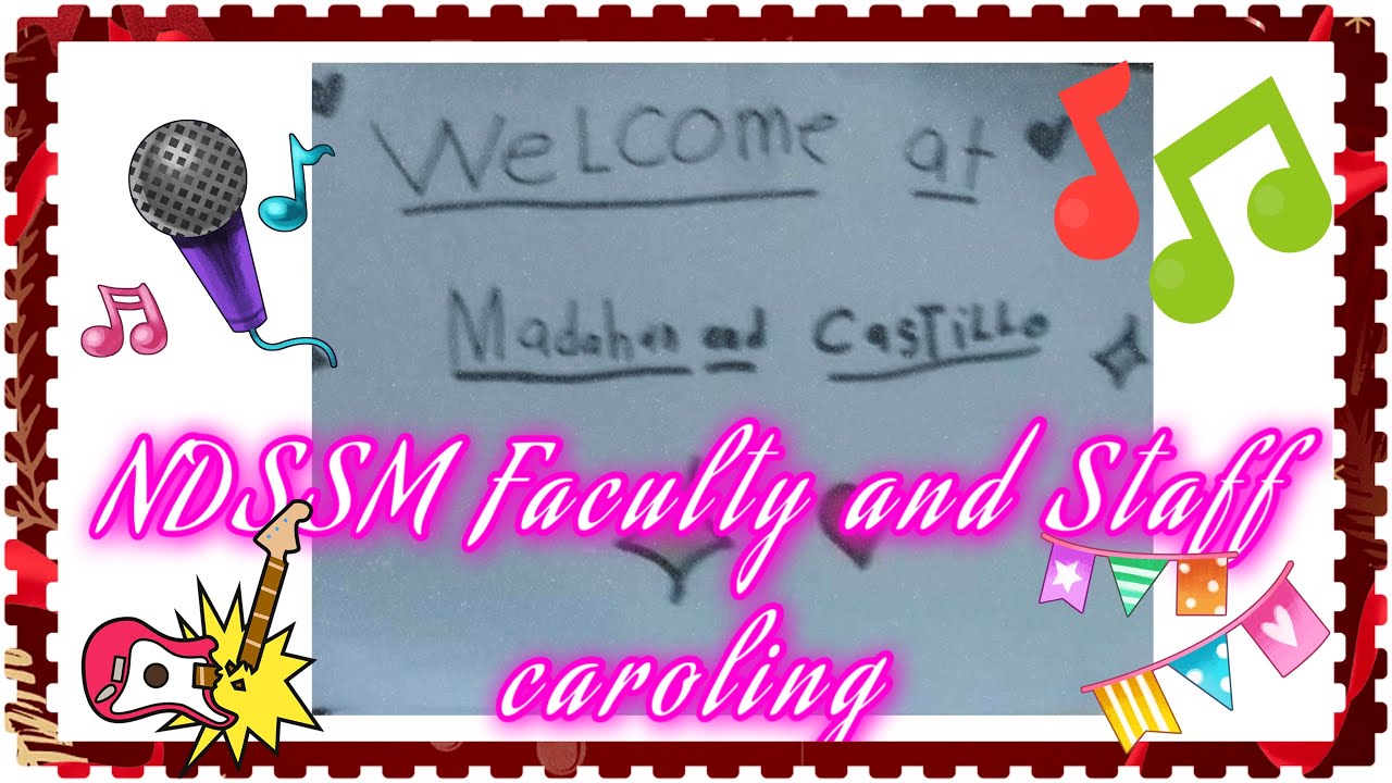 NDSSM FACULTY & STAFF CAROLLING - YouTube