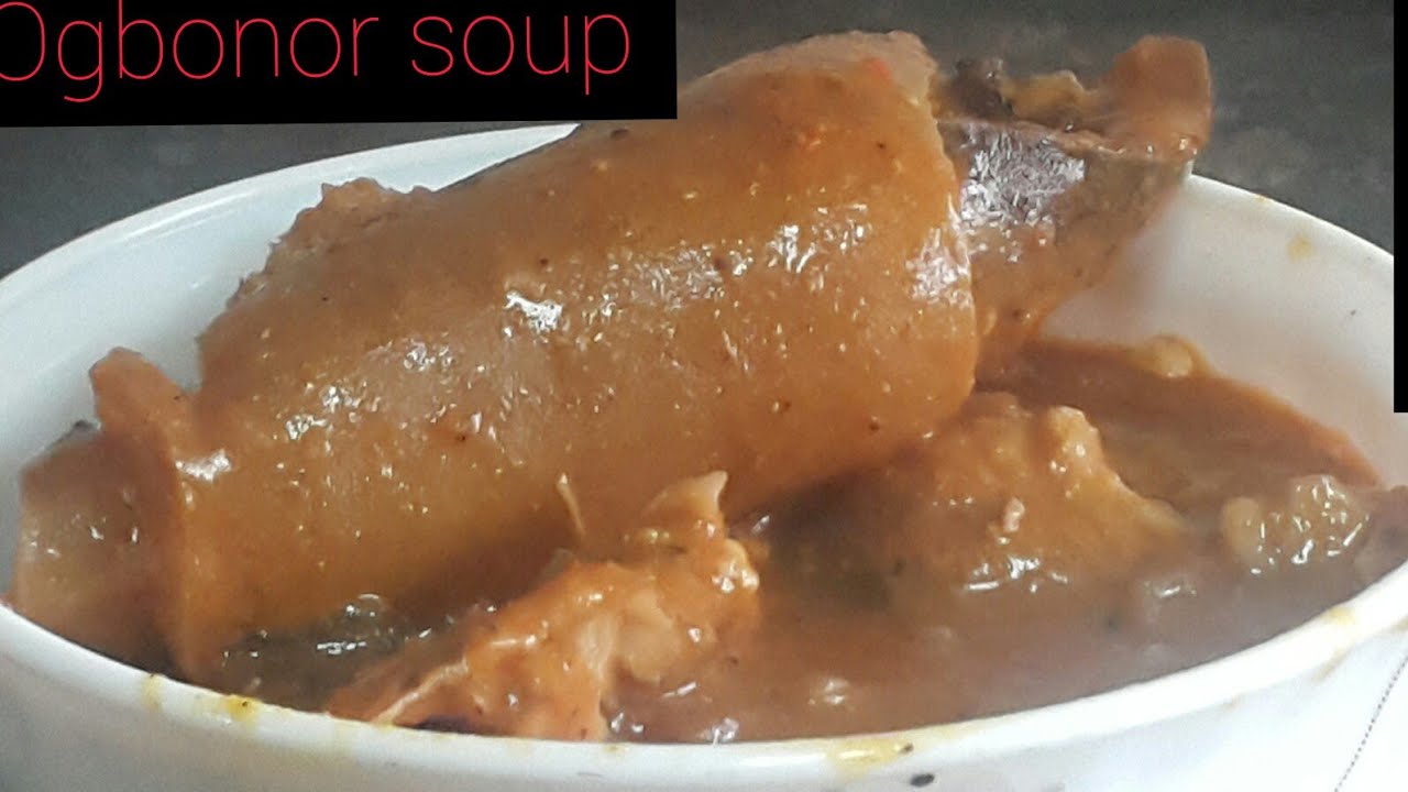 ogbonor soup recipe(NEW METHOD FOUND - YouTube