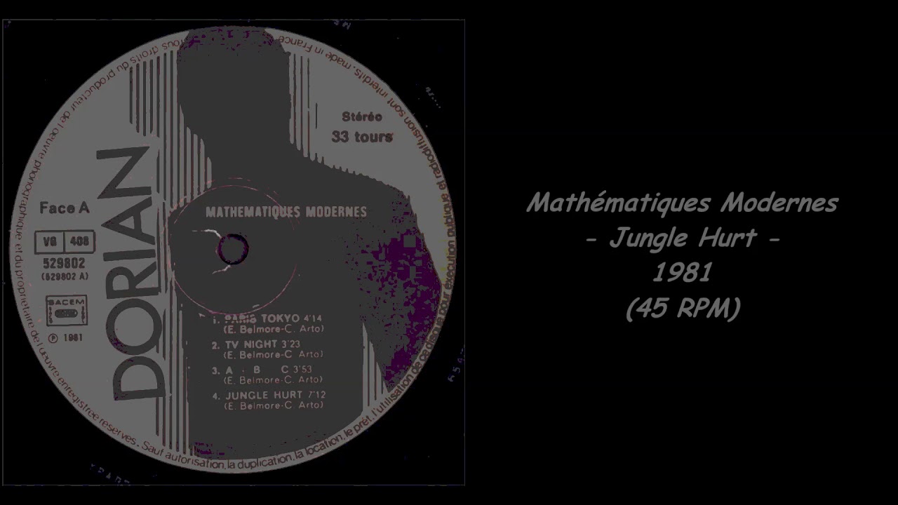 Mathématiques Modernes - Jungle Hurt - 1981 (45 RPM) - YouTube