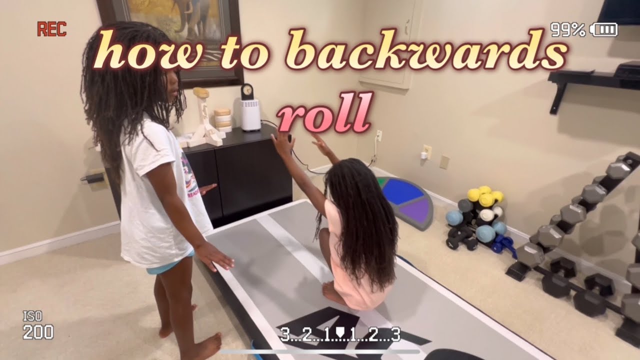 How to Do a Backward Roll (Taught by Kids!) | Gymnastics with Chloe ...