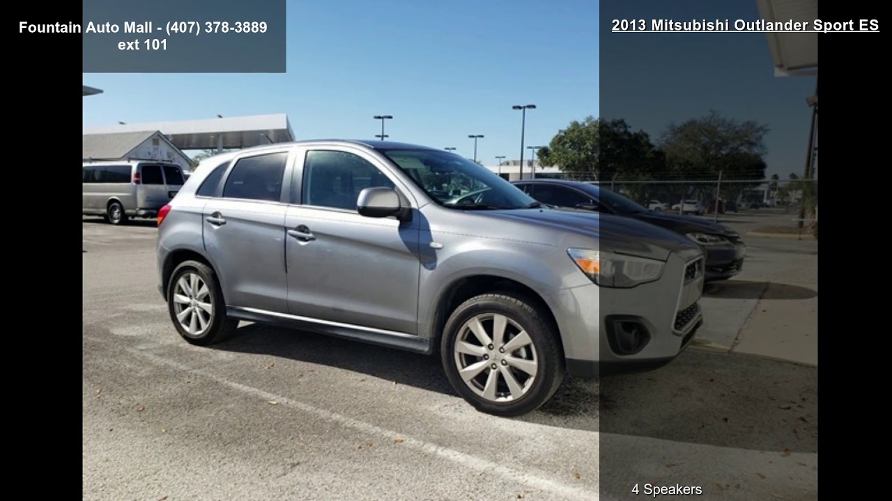 2013 Mitsubishi Outlander Sport ES - Fountain Auto Mall -... - YouTube