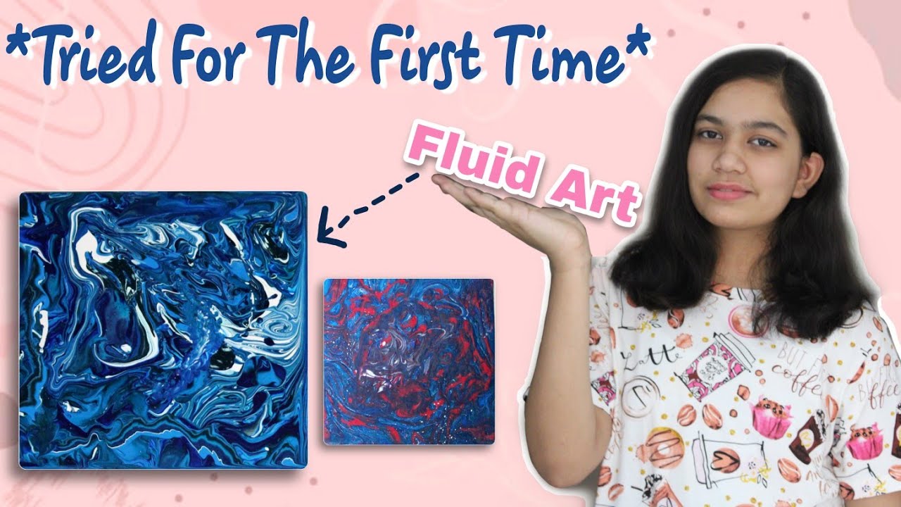 Fluid Art Tutorial | Acrylic Pouring | *Tried For The First time ...