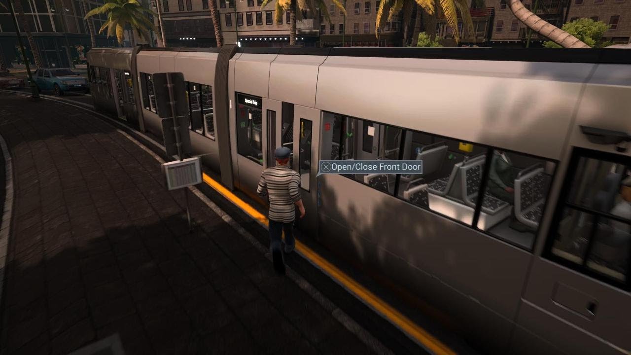 Riding the tram in Bus Simulator 21 - YouTube