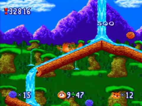 Bubsy Game Sample - SNES/SFC - YouTube