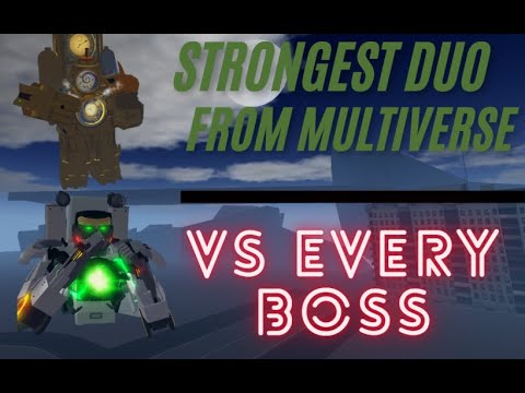 STRONGEST Duo From MULTIVERSE VS Every BOSS! - YouTube