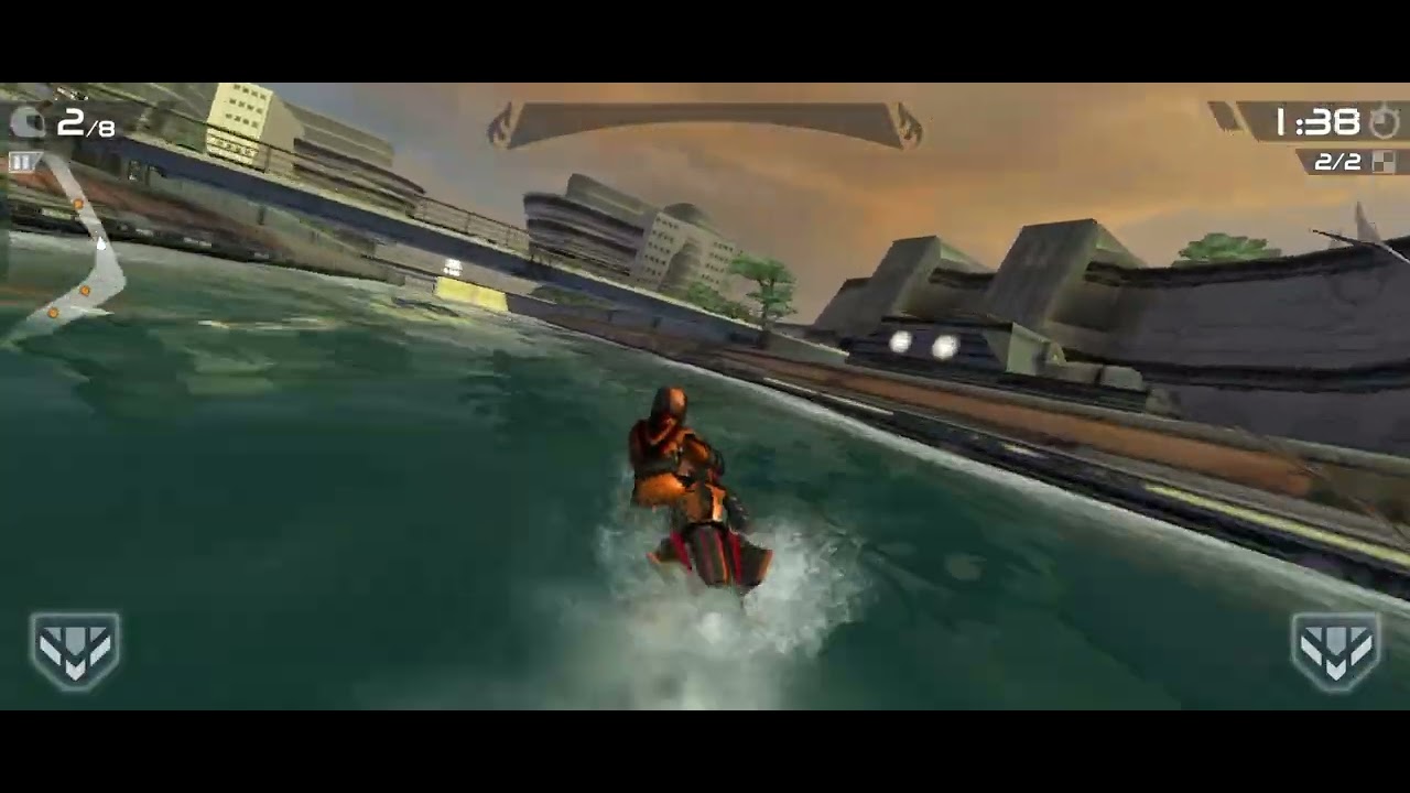 Waterbike racing | India's first hydrocycle racer #gaming - YouTube