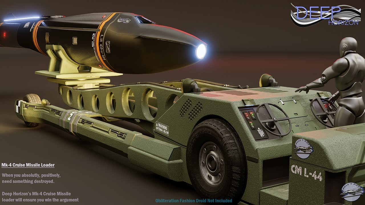 Hard Surface Modeling Project | Vehicle Game Assets | Cruise Missile ...