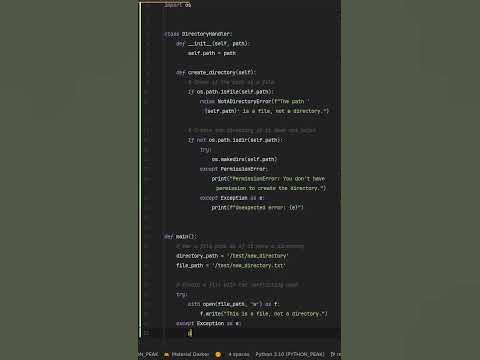 How to fix NotADirectoryError in python classes? avoid NotADirectoryError in python essential # ...