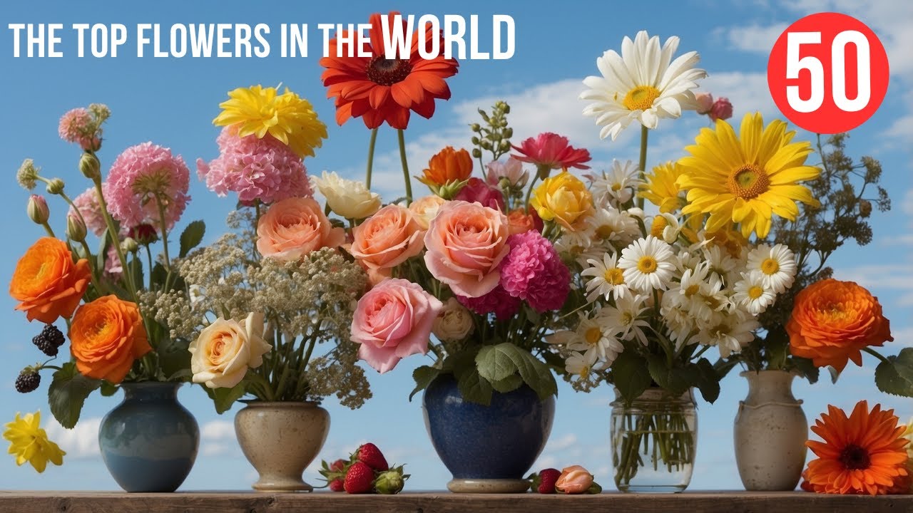 Top 50 Most Sold Flowers in the World | Stunning Blooms and Their ...