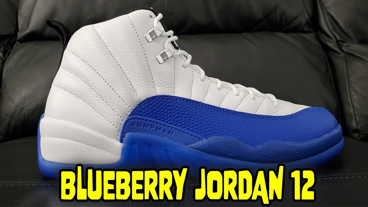 Air Jordan 12 Retro Blueberry On Feet Review (CT8013 140) - YouTube