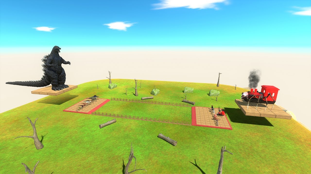 Which team will win? Team Godzilla vs Team Choo Choo Charles? - Animal ...