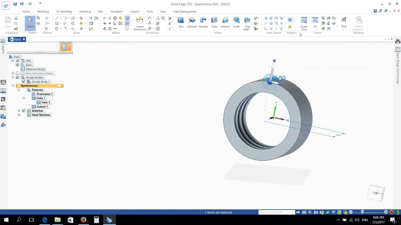 Led light design and assembly in Solid Edge - YouTube