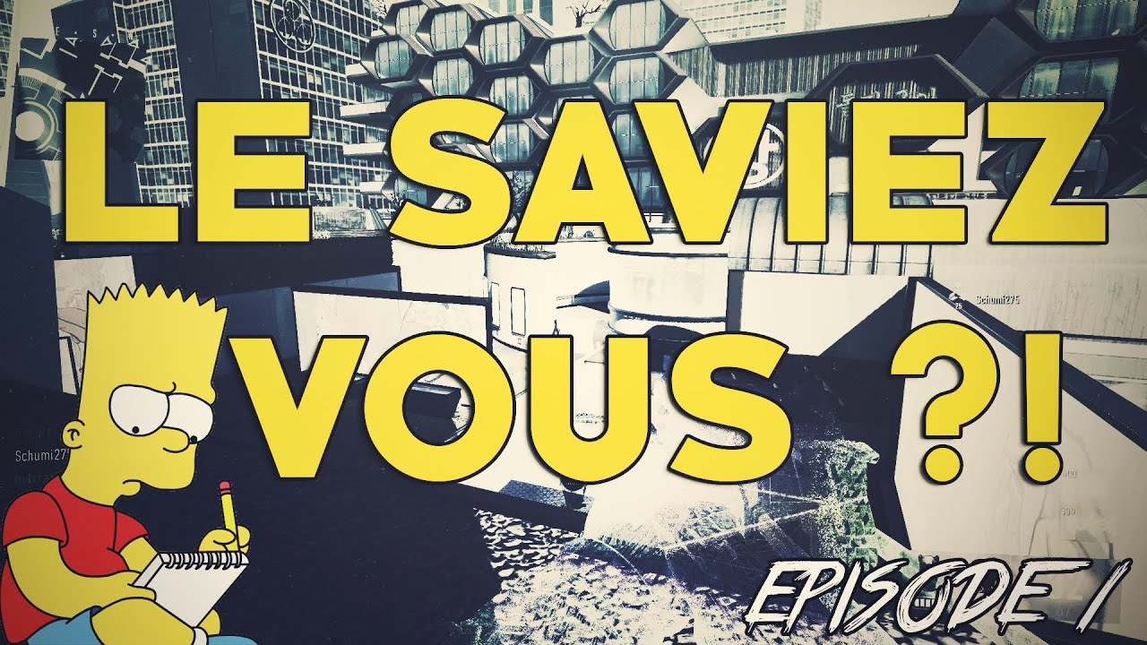 LE SAVIEZ VOUS ? - YouTube