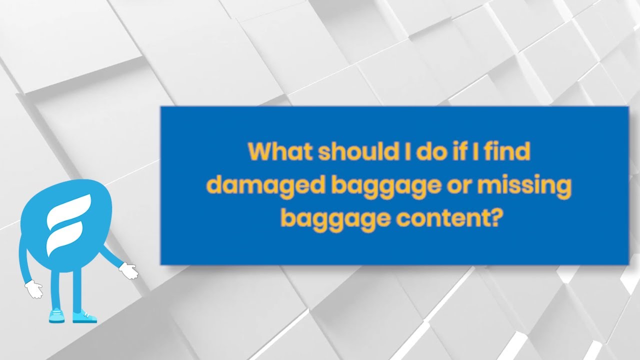 What should I do if I find damaged baggage or missing baggage content ...