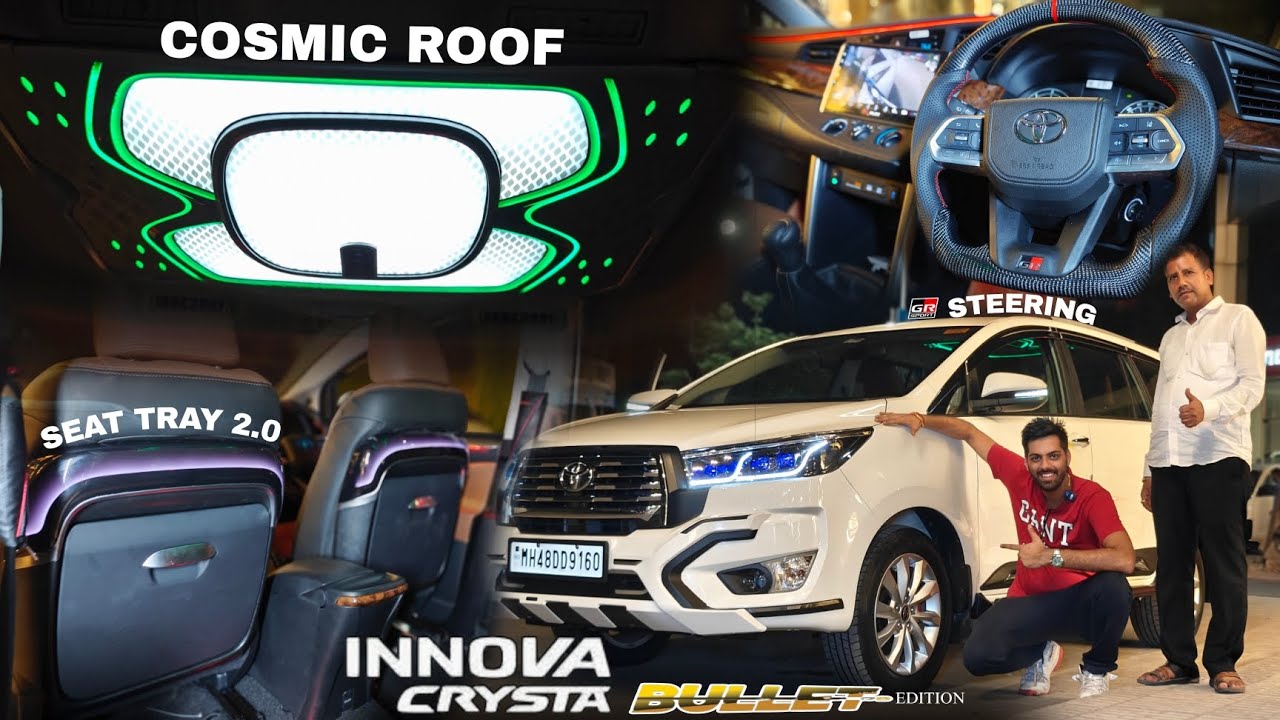 INNOVA CRYSTA BULLET EDITION WITH HYCROSS ALLOYS,GR STEERING, COSMIC ...