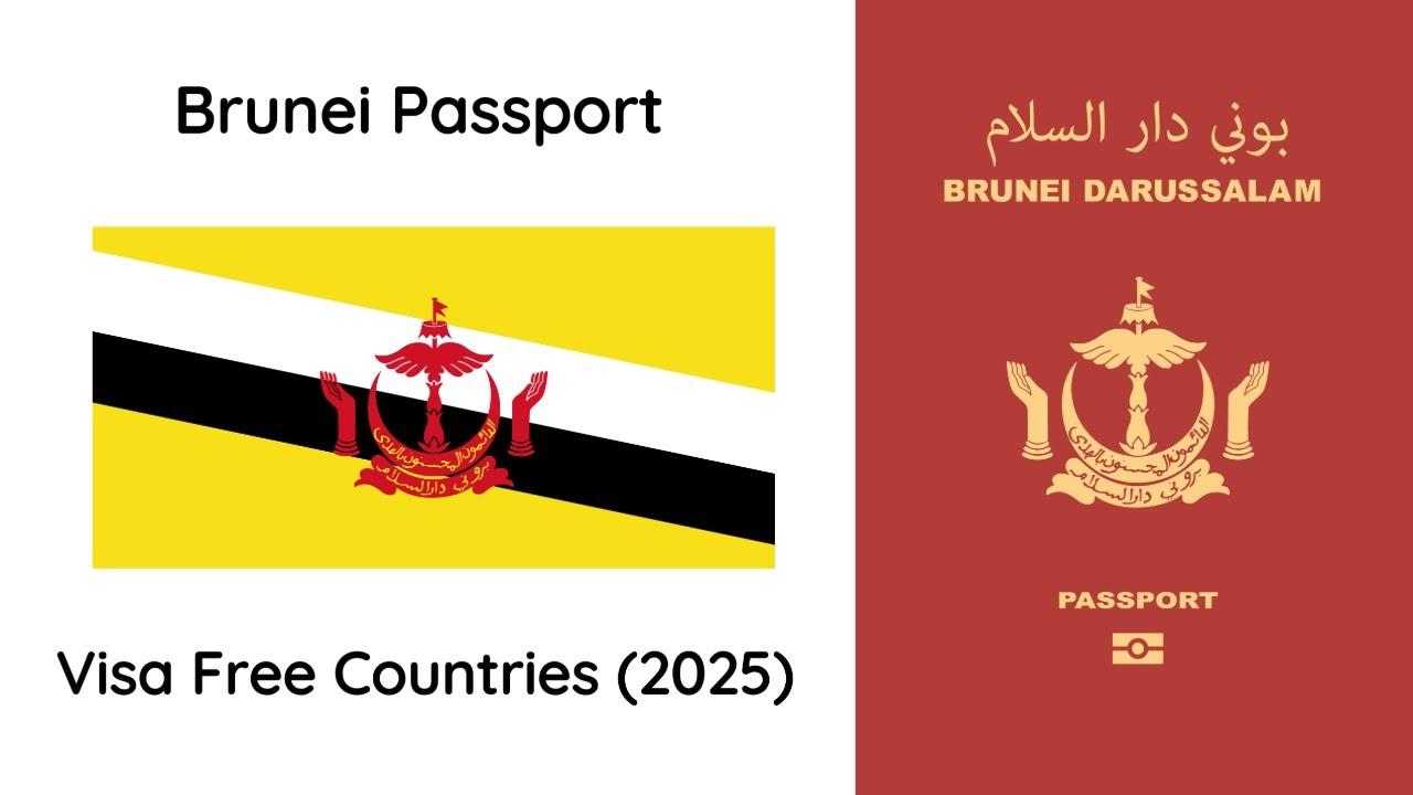 Brunei Passport Visa Free Countries (2025) | Visa on Arrival | ETA ...