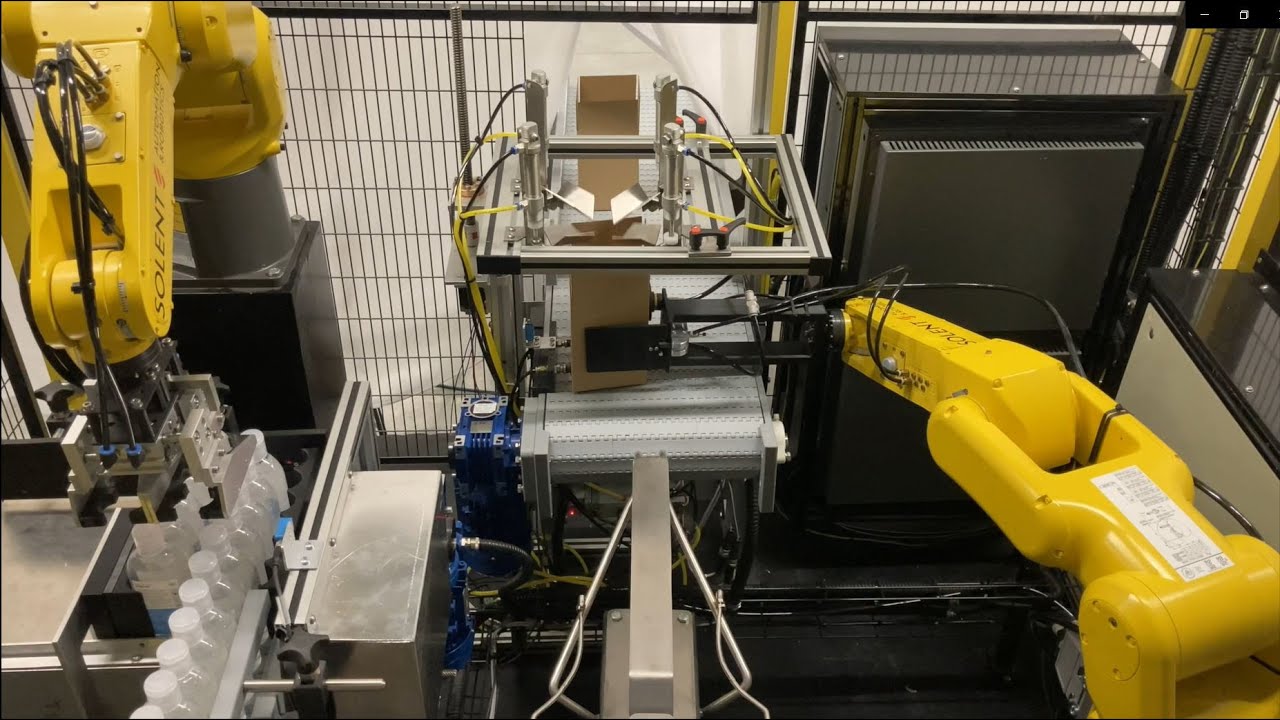 Solent Automation Case Erector and Packer SOLPACK - YouTube