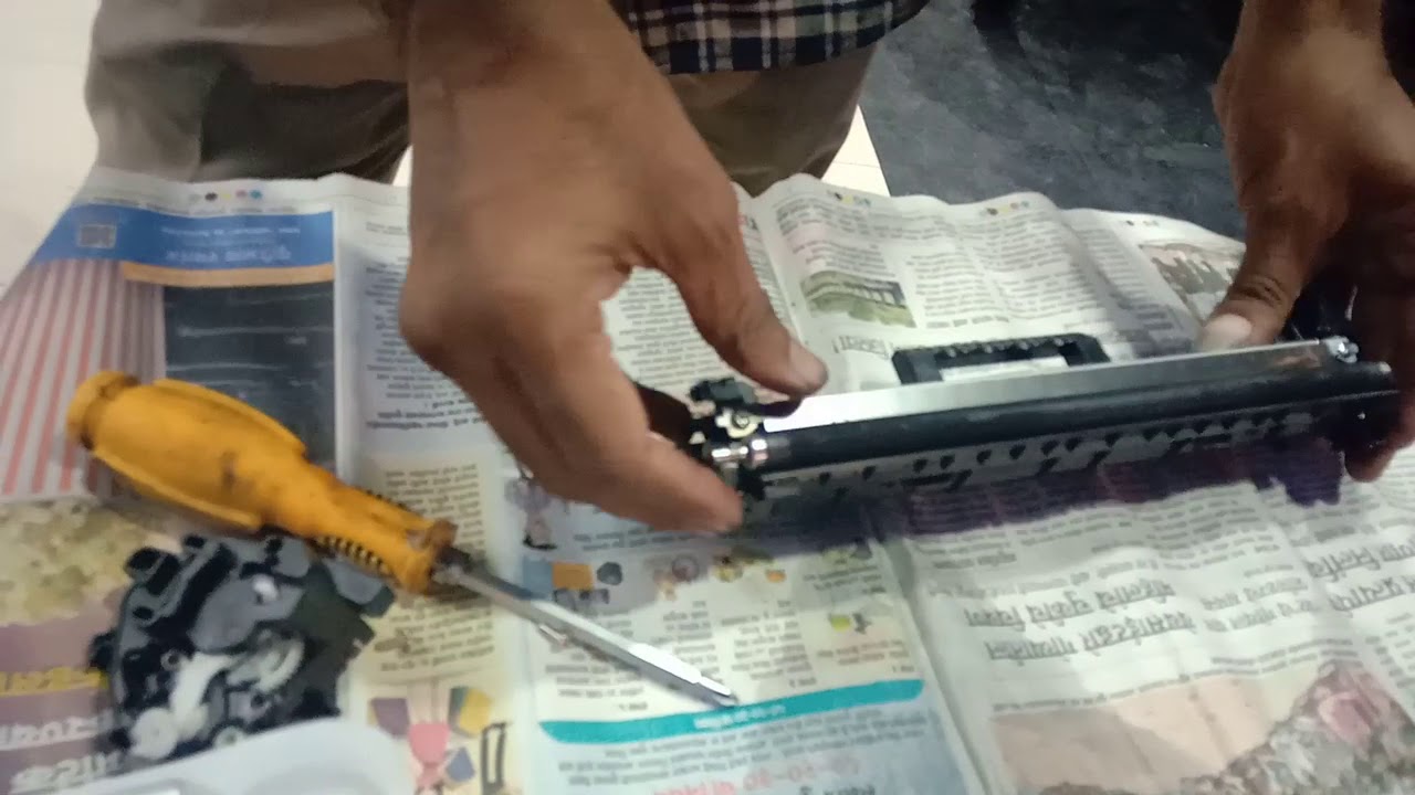 How to Refilling Toner - YouTube