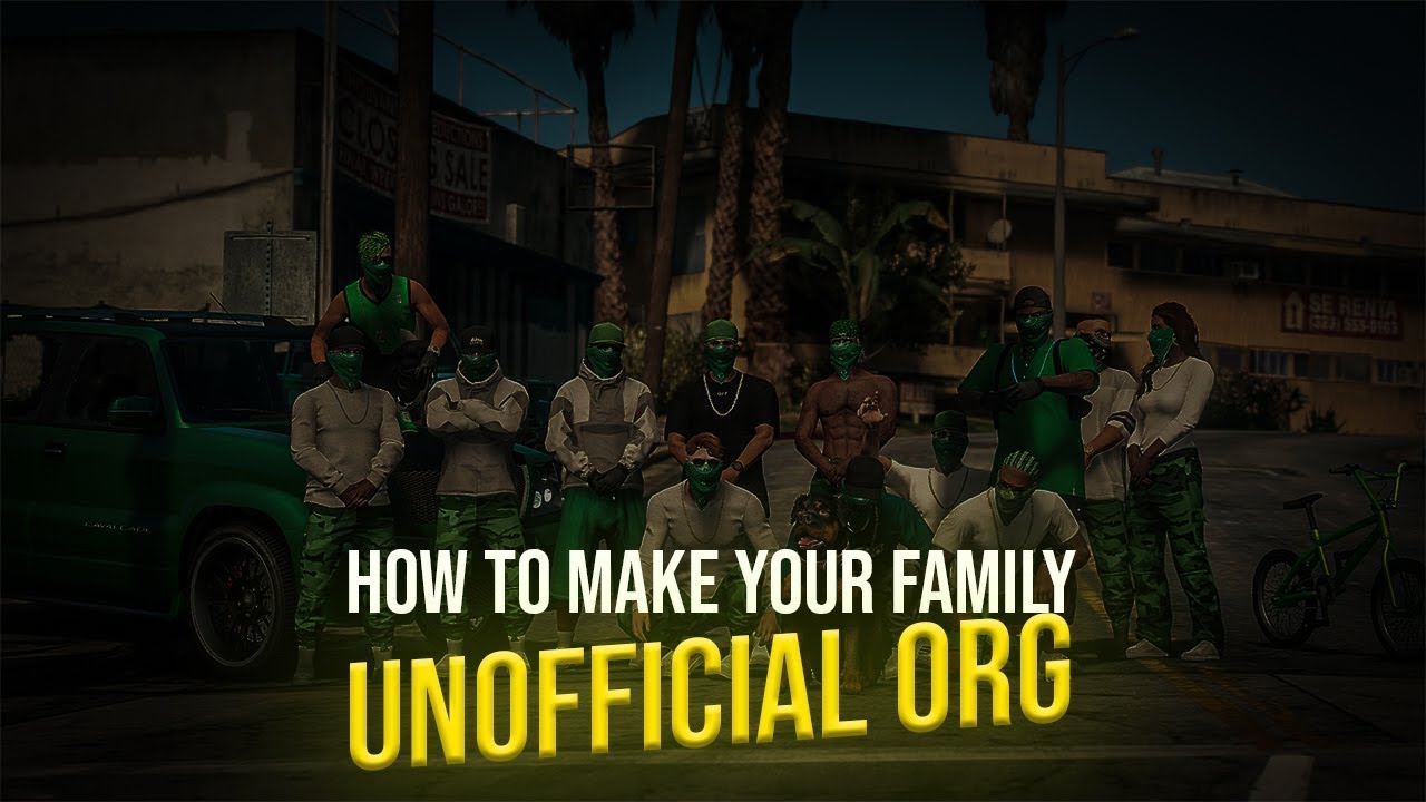 How to make your family Unofficial Organization In Grand Rp | GTA 5 ...