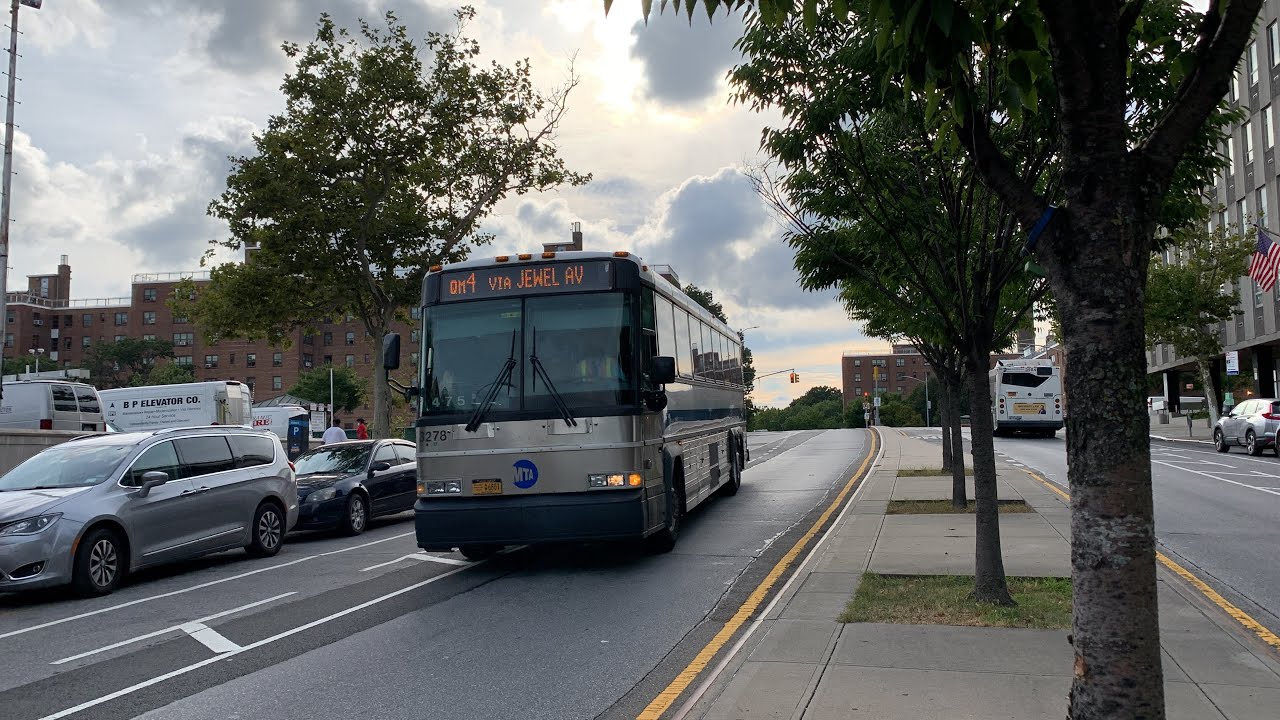 MTA Bus: 2006 MCI D4500CL 3278 On The QM4 - YouTube