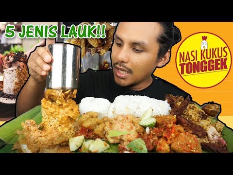 TIN NASI KUKUS TONGGEK ni boleh makan sekali ke? (mukbang malaysia)