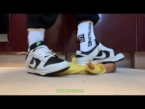 Nike Dunk Low and Socks trample Toy Doll