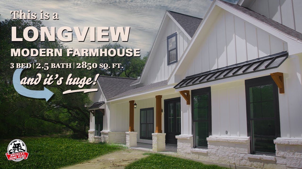 Walkthrough this Longview Modern Farmhouse Nearly Finished - YouTube