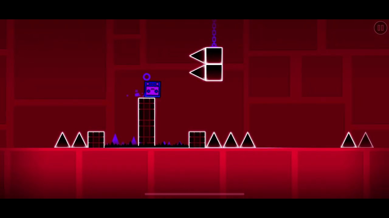 showing off my time of rage in Geometry dash - YouTube