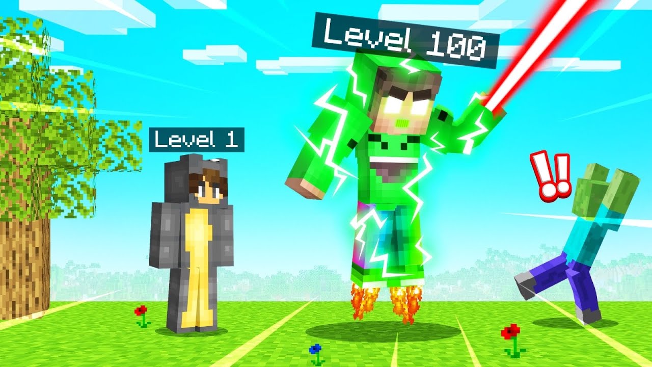 I Became a LEVEL 100 BOSS In Minecraft… - YouTube