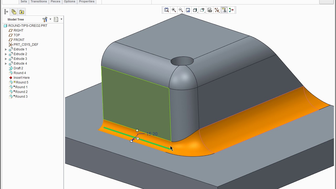 Tutorial Round Tips - Creo - YouTube