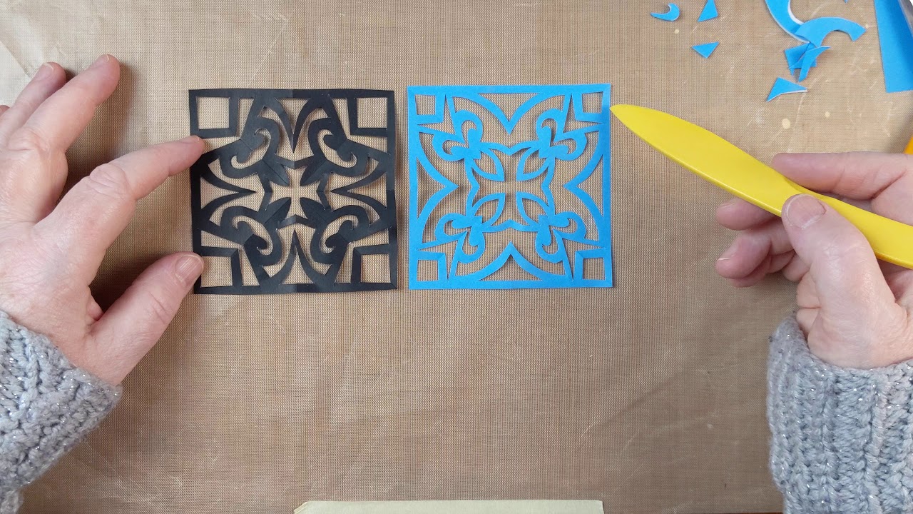 How to Design Paper Cut Edges for Junk Journal Ephemera - YouTube