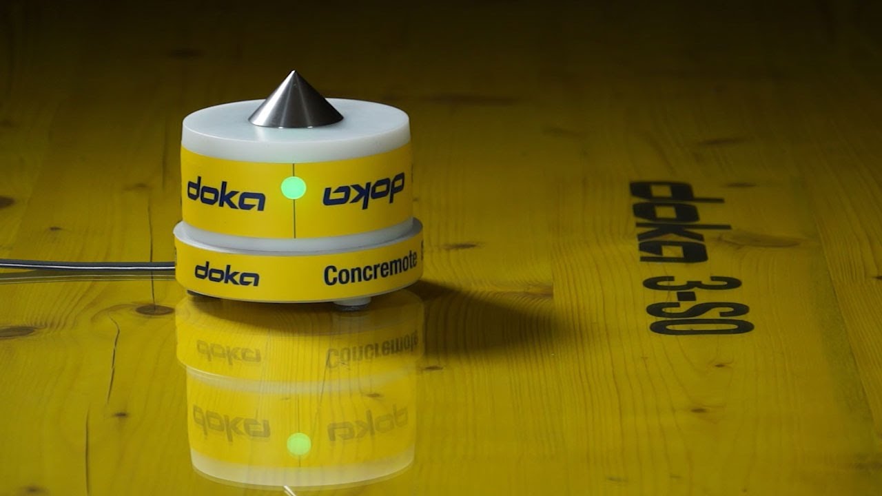 Concremote 2.0 - Sensor auf Dockingstation aufsetzen - YouTube