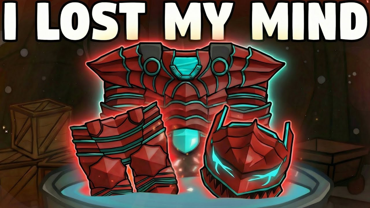Losing My Sanity Crafting EVIL EYE RAVEN ARMOR in The Forge Roblox ...