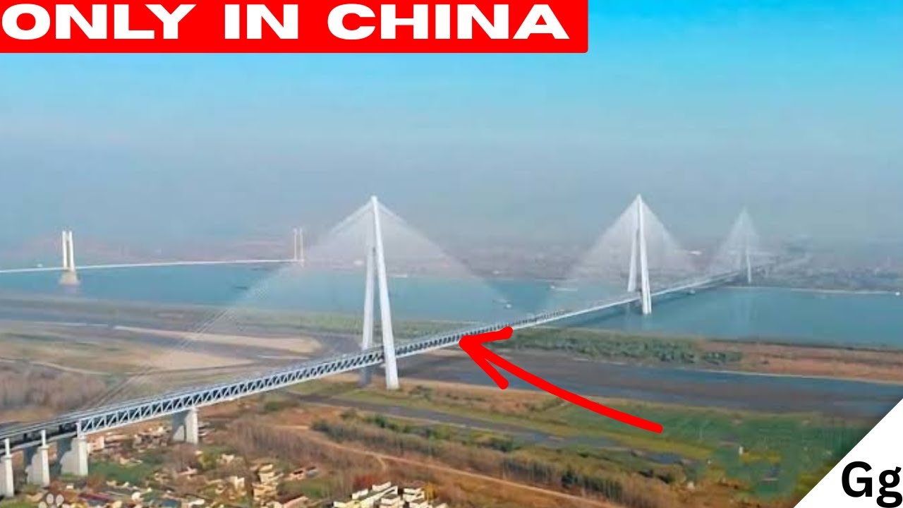 China's new longest river bridge megaproject!!! - YouTube
