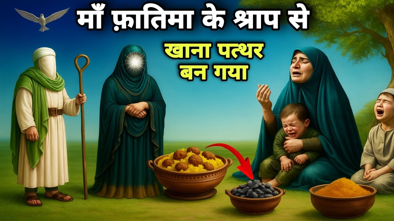 Maa Fatema ko dawat na dene par khaana pathar ban gaya | hazrat fatima ...