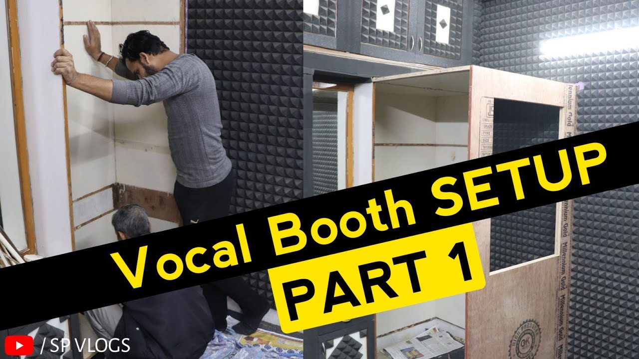 Vocal Booth Setup At Home | Home Studio Setup For Beginners | Recording ...