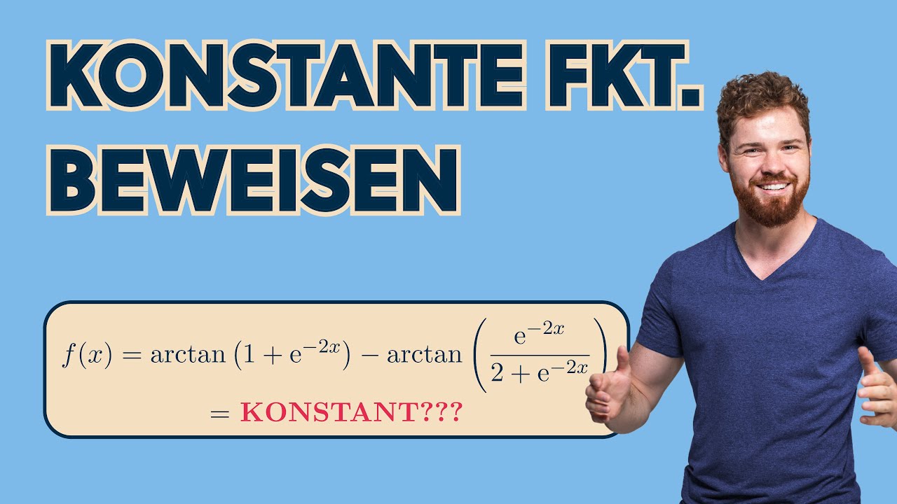Konstante Funktionen nachweisen mit Differentialrechnung | Höma2 ET&IT ...