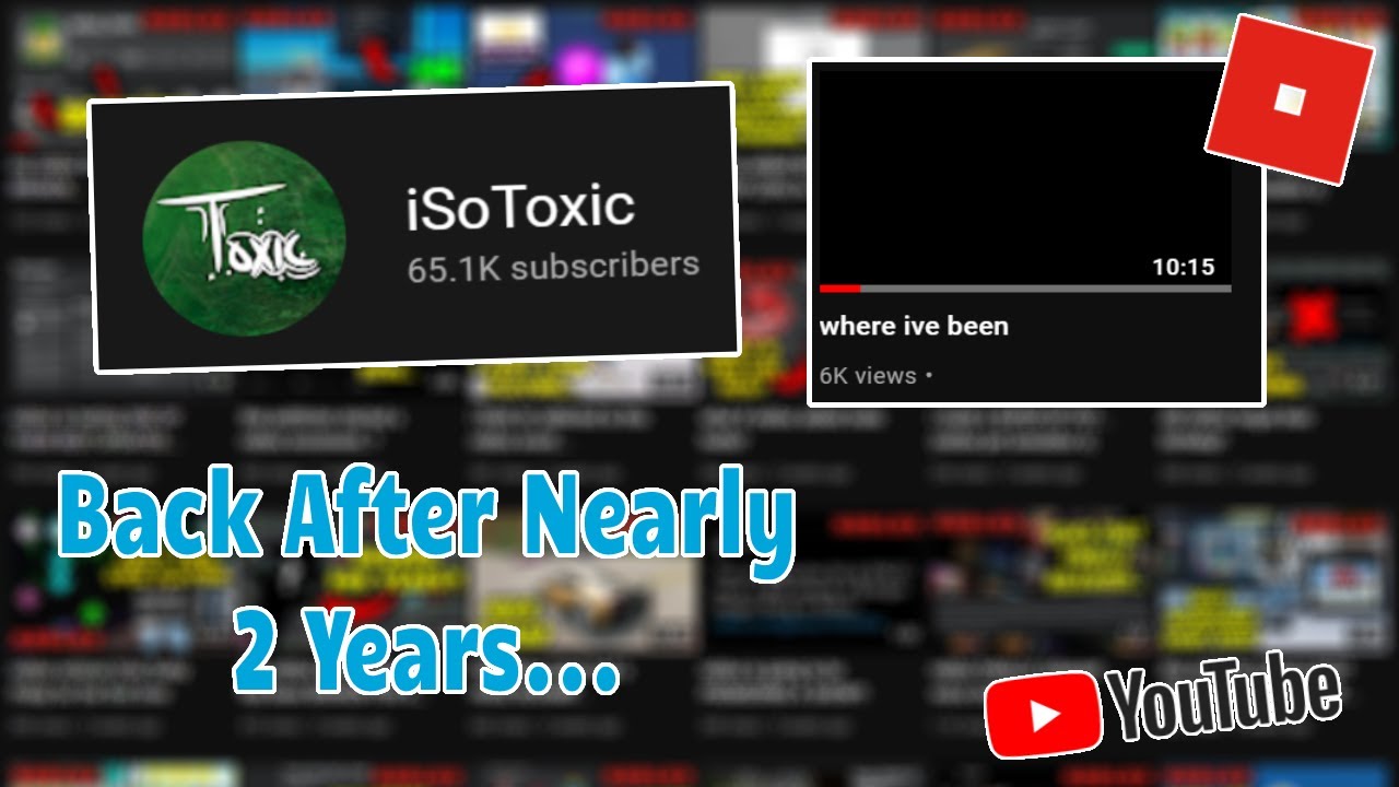 This Roblox Youtuber Is Back After A Year... - YouTube