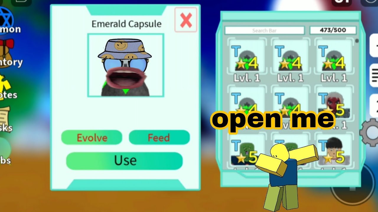 Open EMERALD Capsule ASTD all star tower defense #allstartowerdefense ...