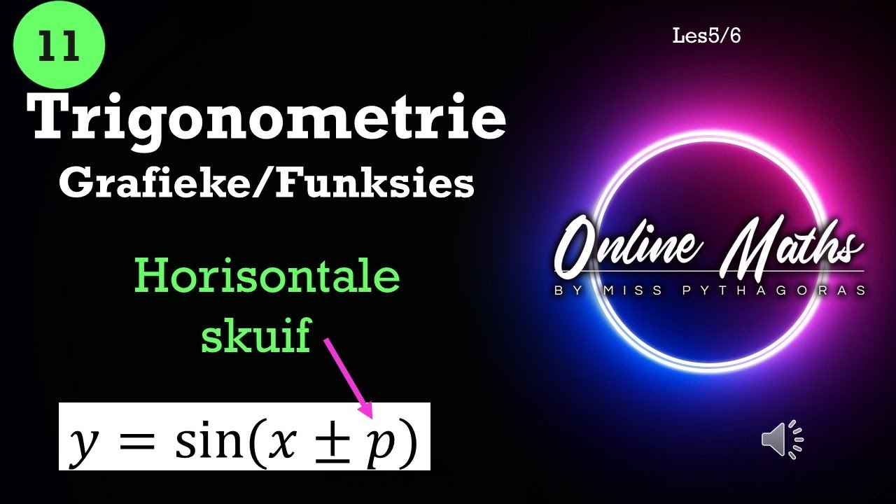 Trigonometrie Funksies of Grafieke Graad11: L5 Horisontale skuif van ...
