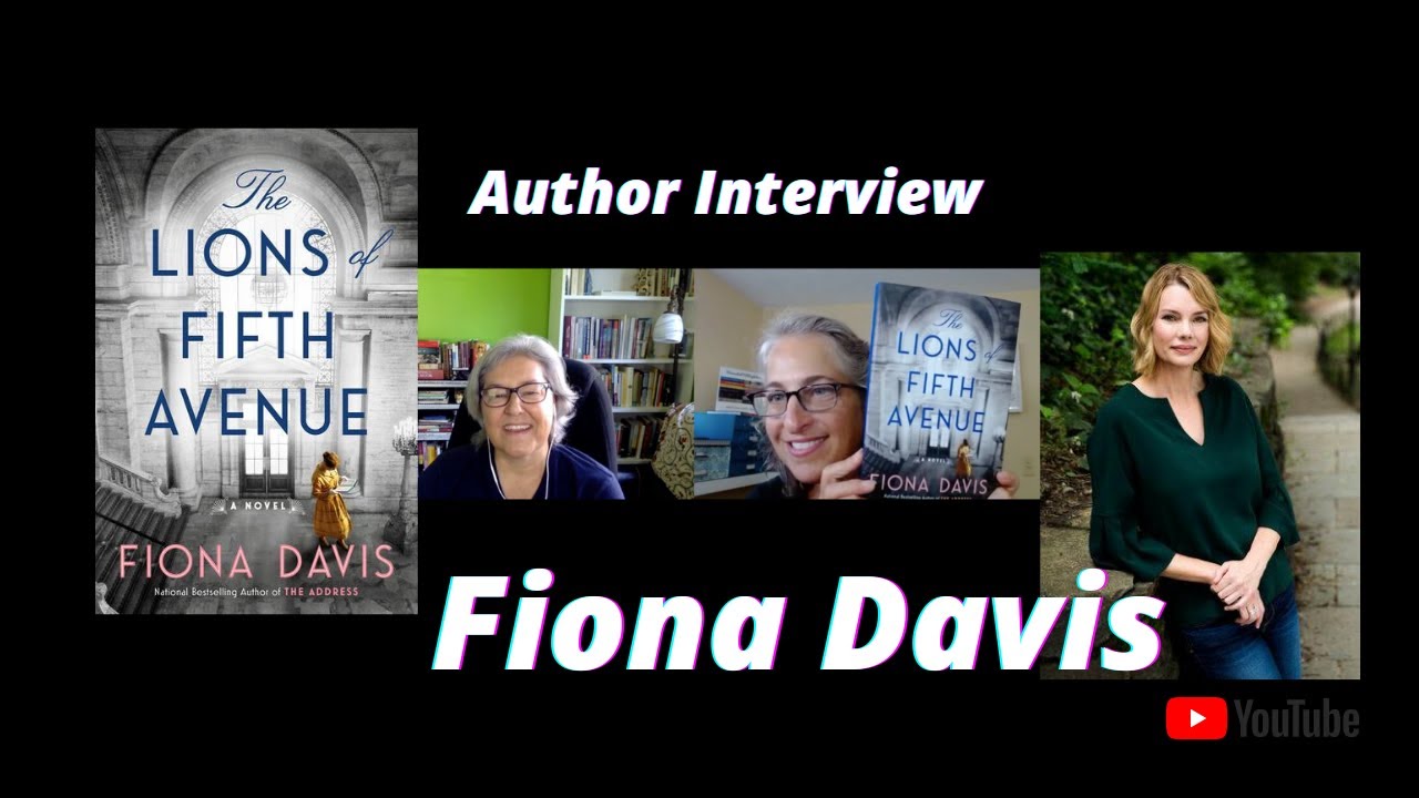 Author Interview: Fiona Davis The Lions of Fifth Avenue - YouTube
