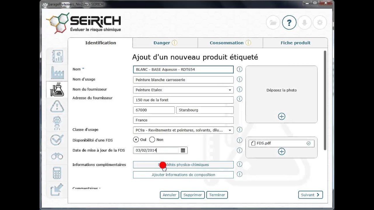 Tutoriel SEIRICH : Ajouter un produit étiqueté - Niveaux 2 et 3 - YouTube