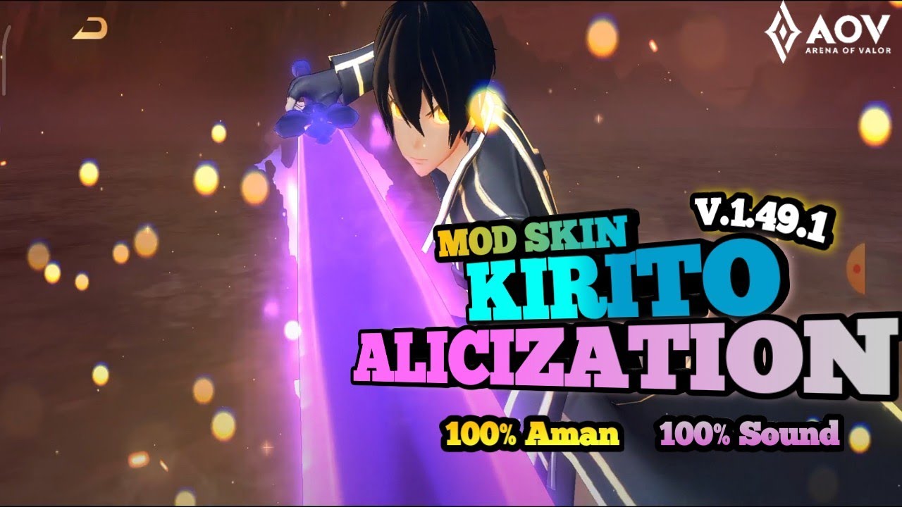 Mod Skin Lienquan Mobile, Rov , Aov Indonesian Allain Kirito V2 1.49.1 ...