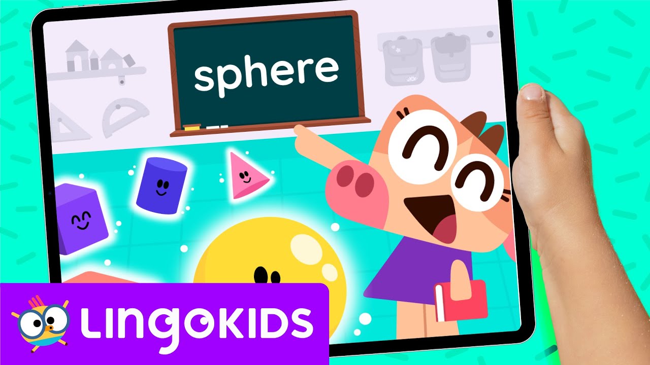 LEARN 3D SHAPES 🤓🟪 Shapes Game for Kids 🕹️ | Lingokids Games - YouTube