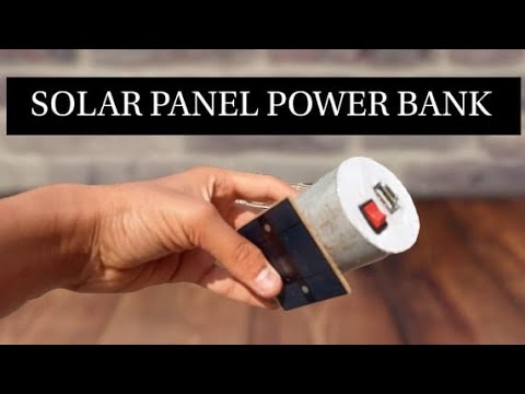 World's first Solar Panel Power Bank - YouTube